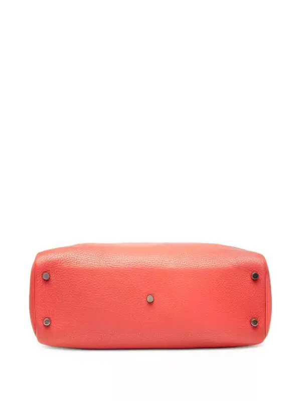 Hermès Clemence Atlas 35 Handbag - Red
