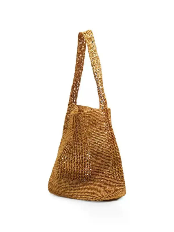 Bimba Y Lola Large Gold Shoulder Bag