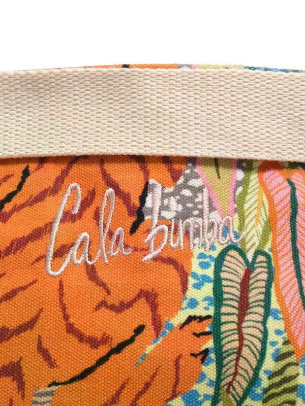 Bimba Y Lola Large Wild Cotton Beach Bag