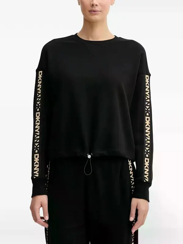 Dkny Logo Drawstring Sweatshirt