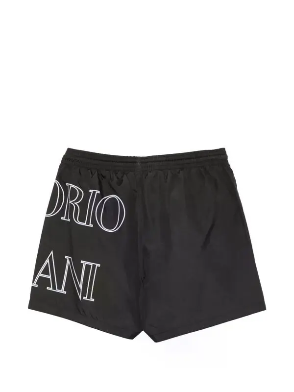 Emporio Armani Logo-print Drawstring Swim Shorts