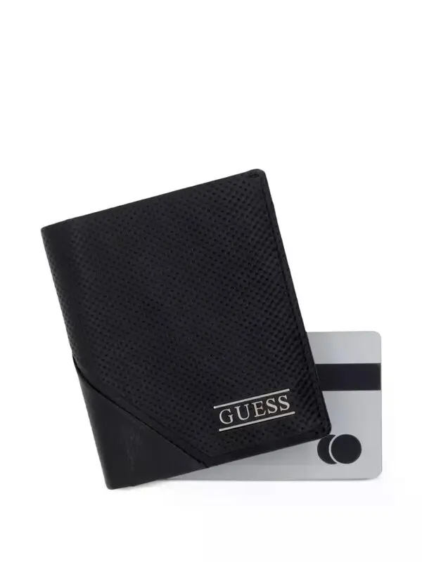 Guess Perforated Leather Wallet