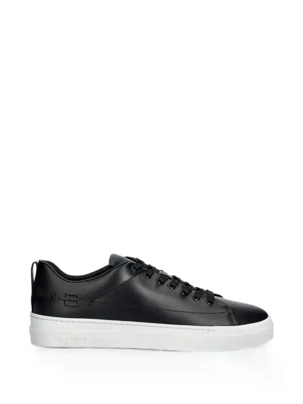 BALDININI Logo-embossed Leather Sneakers