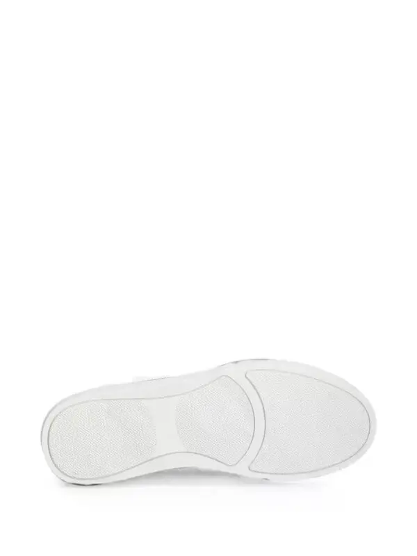 BALDININI Logo-embossed Leather Sneakers