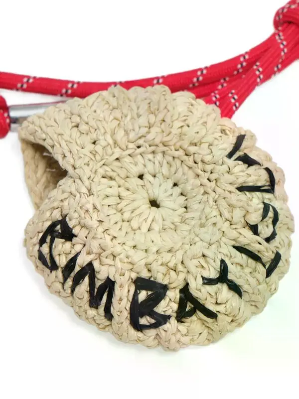 Bimba Y Lola Natural Raffia-effect Seashell Keyring