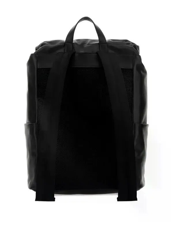 Fendi Flux Buckle Leather Backpack