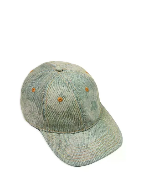 DENIM TEARS Wreath Denim Cap - Green