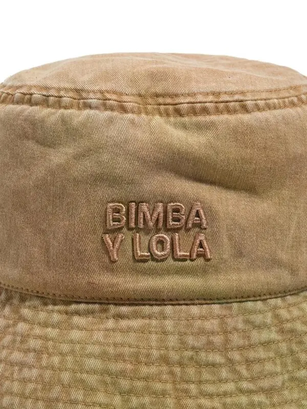 Bimba Y Lola Camel Washed Cotton Hat