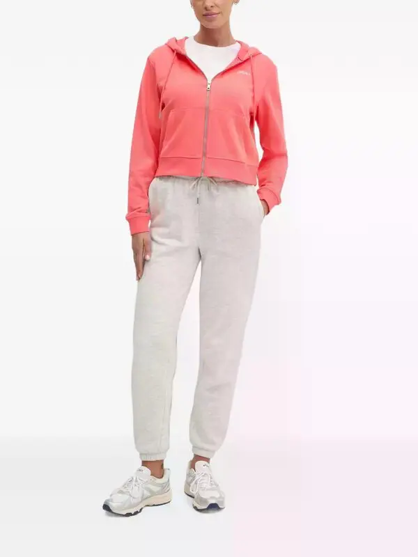 Dkny Drawstring Zip-up Hoodie