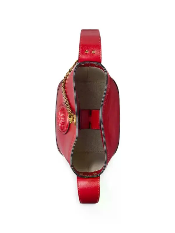 Versace Medusa '95 Chain-detail Bucket Bag - Red