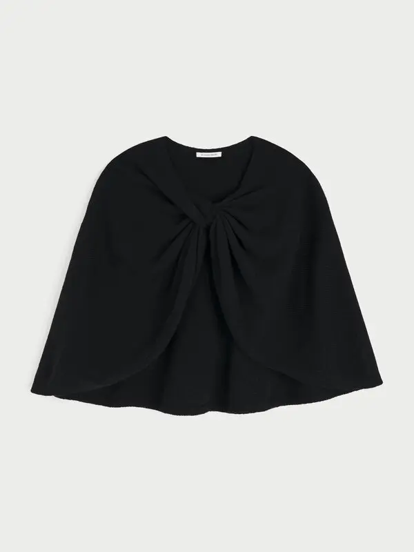 BY MALENE BIRGER Pinne Wool Cape - Black