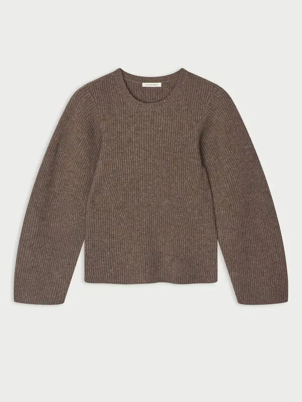 BY MALENE BIRGER Bianca Wool Sweater - Fosil
