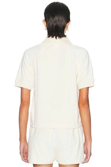 On Courtside Terry Polo Top