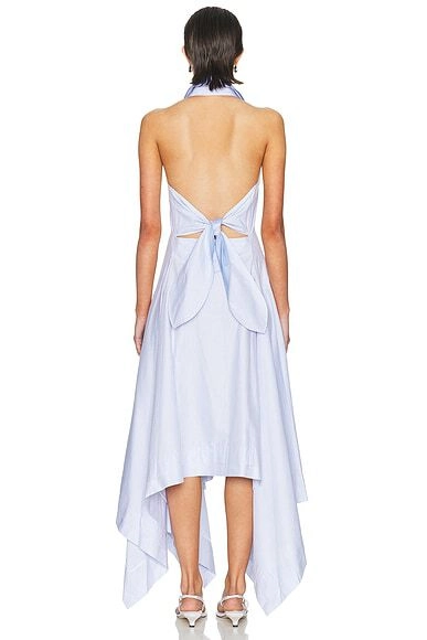 Monse Bunny Ear Tie Handkerchief Dress