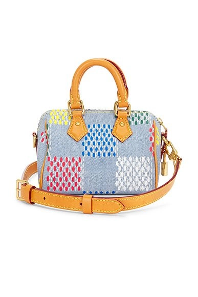 LOUIS VUITTON Speedy Bandouliere 18 Handbag - Blue