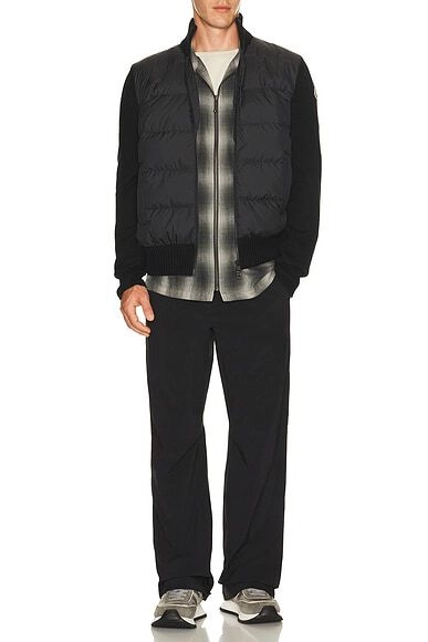 Moncler Extrafine Wool Cardigan