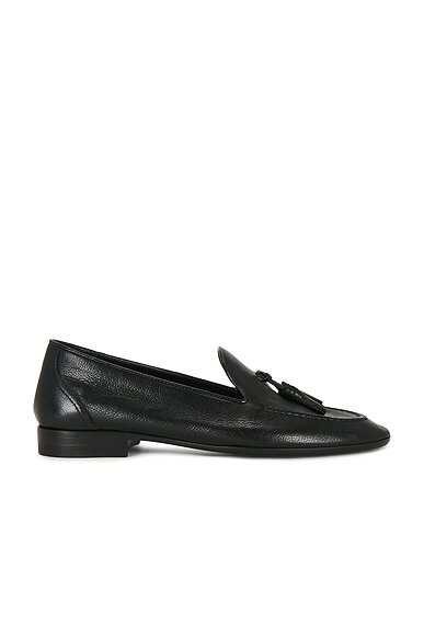 THE ROW Caden Loafer - Black