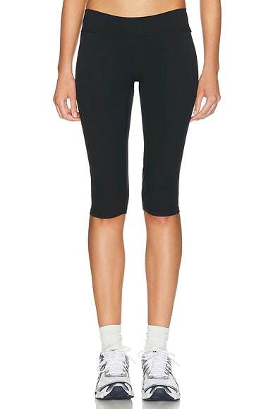 437 The Micro Capri Legging - Black