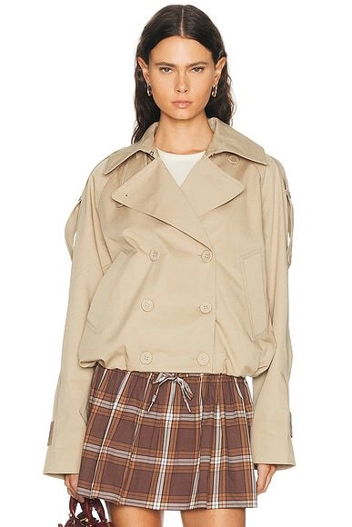 Acne Studios Oleo Twill Trench Jacket