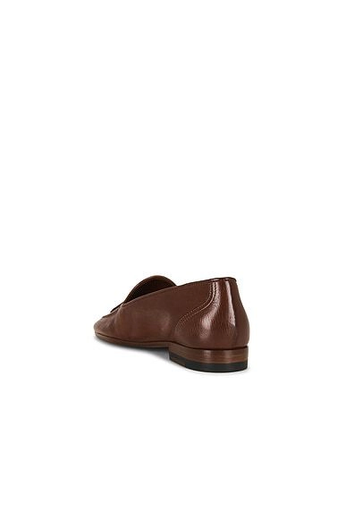 THE ROW Caden Tassel Detail Loafers - Chestnut