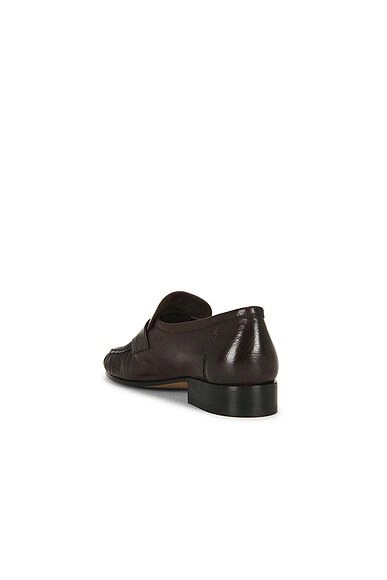 THE ROW Soft Loafer - Deep Brown