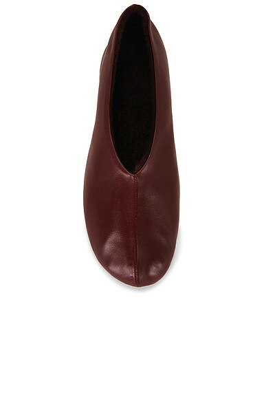 THE ROW Shearling Lined Stella Slipper