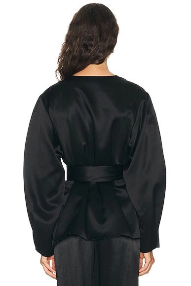 THE SEI Blouson Tie Jacket