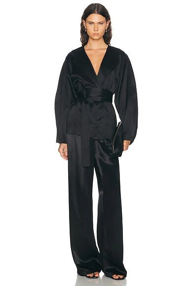 THE SEI Blouson Tie Jacket