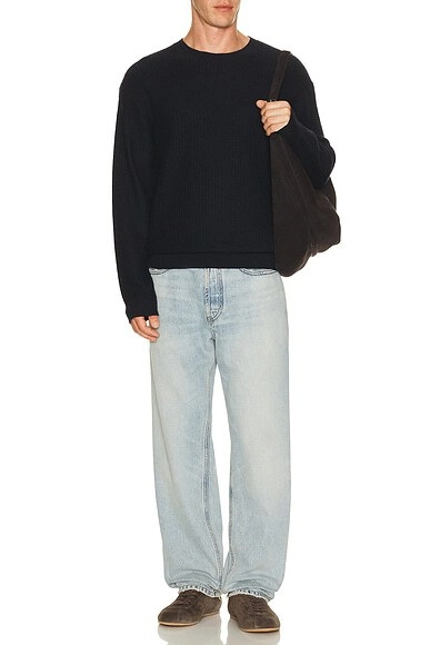 FRAME Textured Crewneck Sweater