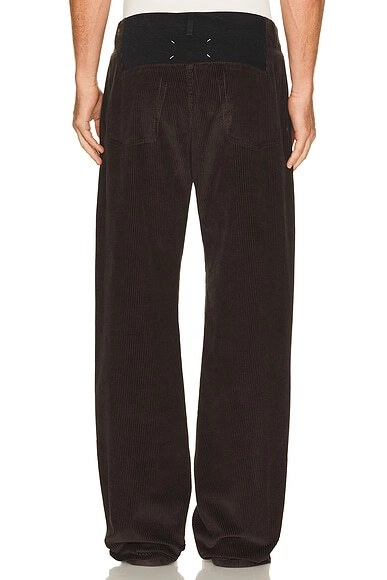 MAISON MARGIELA Ribbed Corduroy Waistless Trousers