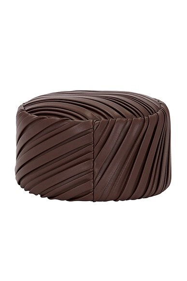 ROWEN ROSE Pleated Pillbox Hat