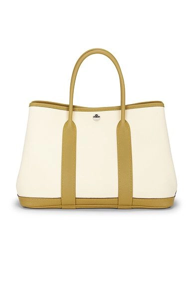 Hermès Toile & Leather Garden Party 30 Tote Bag