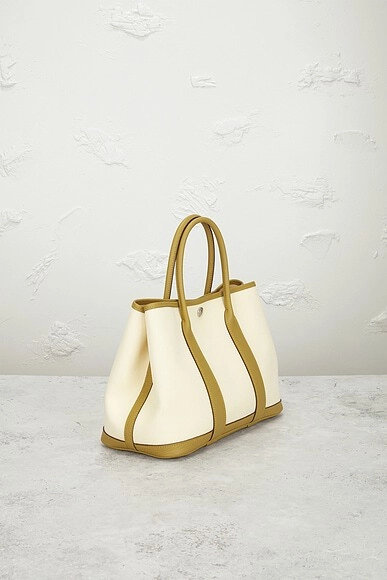 Hermès Toile & Leather Garden Party 30 Tote Bag