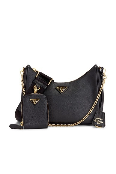 Prada Saffiano Re-edition 2005 Shoulder Bag