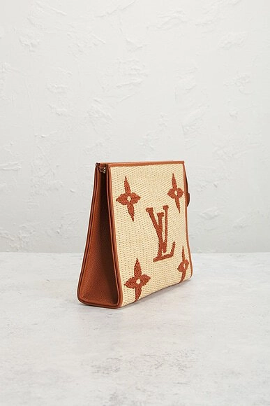 LOUIS VUITTON Monogram Giant Raffia Toiletry Pouch 26
