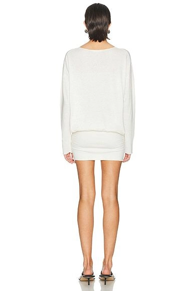 Eterne Boatneck Mini Dress