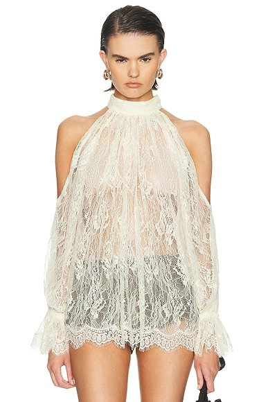 Hemant & Nandita Cold Shoulder Top