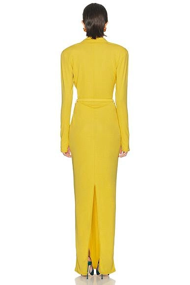 ROWEN ROSE Long Sleeve Jersey Polo Dress