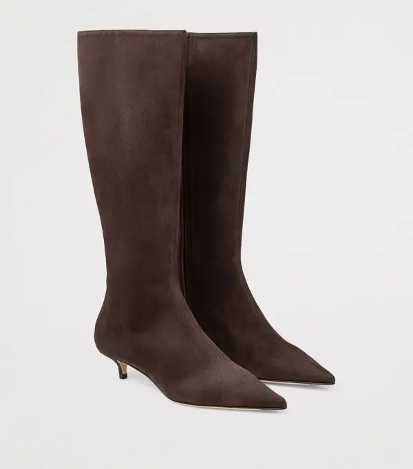 JIMMY CHOO Amis 35 Suede Knee-high Boots
