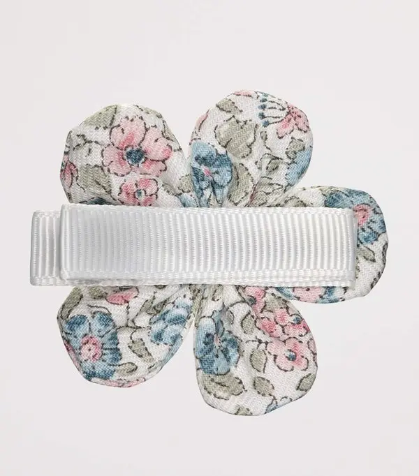 Trotters Floral Cotton Bow Hair Clip