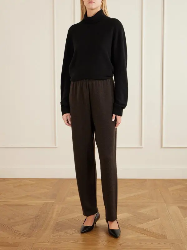 THE ROW Parvi Cashmere Tapered Pants