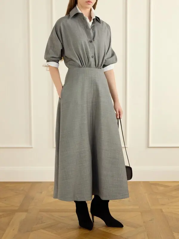 Altuzarra Eleanor Wool-blend Midi Dress