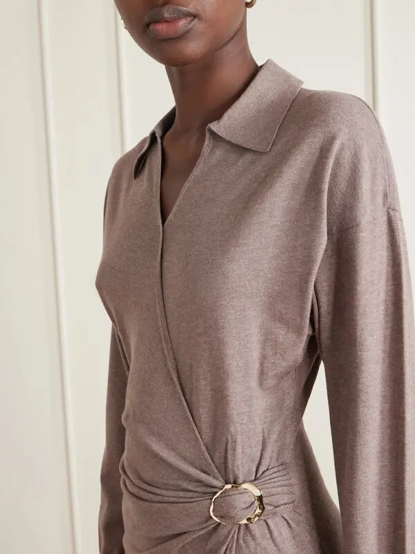 Altuzarra Ellington Draped Jersey Maxi Dress