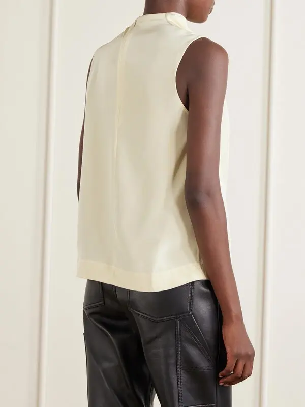 Altuzarra Alden Fringe-trimmed Silk Top