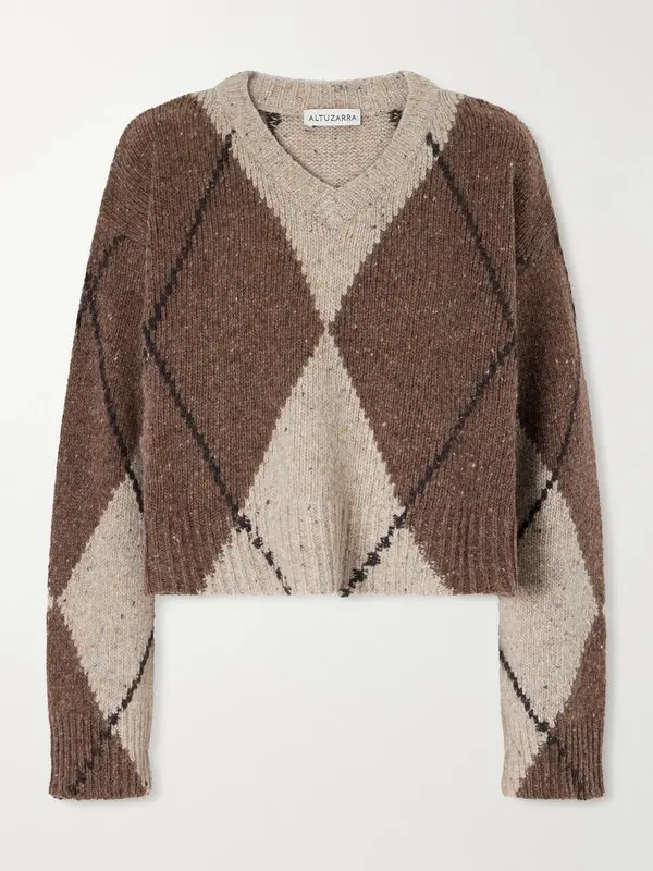 Altuzarra Parish Wool-blend Sweater - Brown