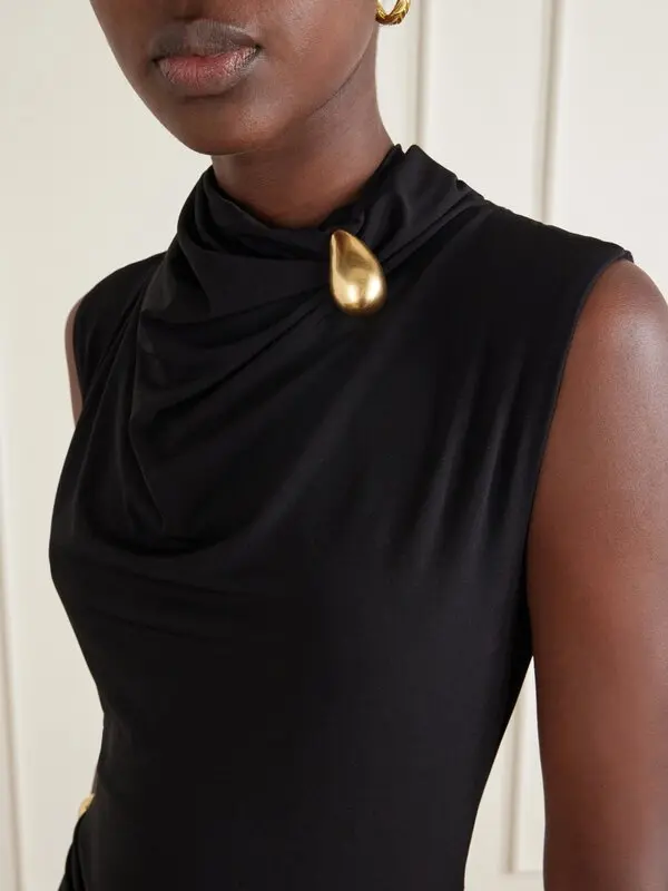 Altuzarra Betsy Embellished Stretch-jersey Midi Dress