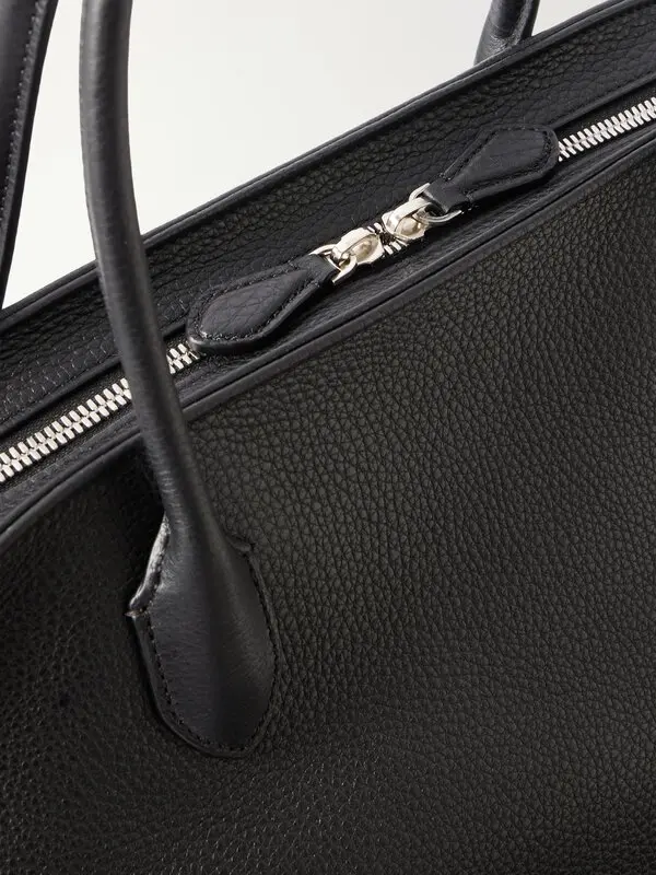 THE ROW Agnes 15 Textured-leather Shoulder Bag