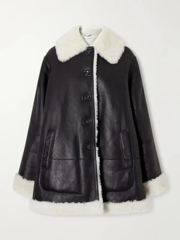 Altuzarra Blake Shearling Jacket - Black