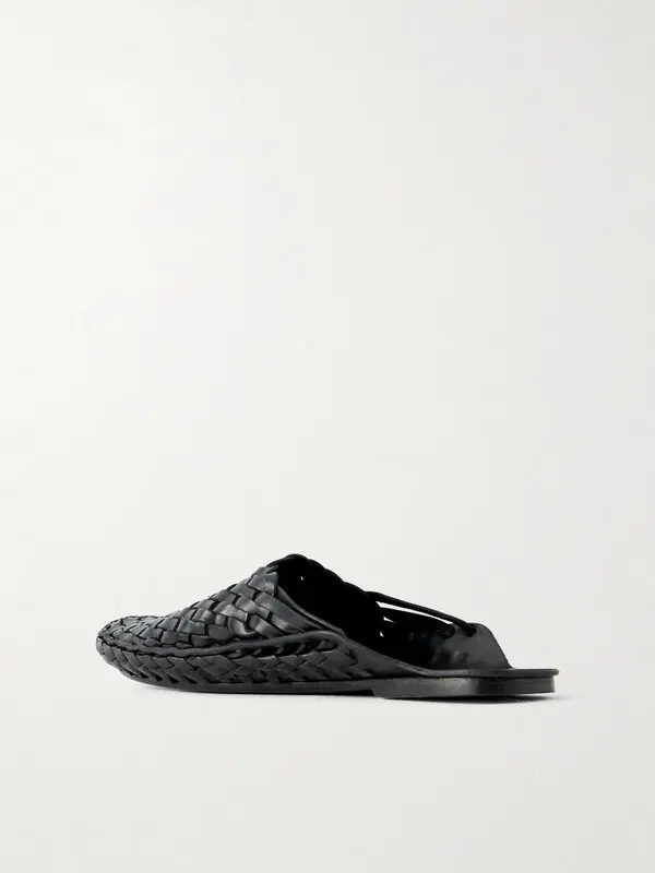 THE ROW Woven Leather Mules