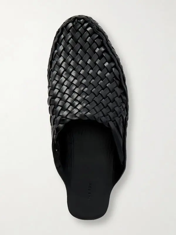 THE ROW Woven Leather Mules